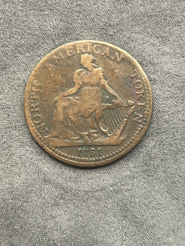 1781 North American Token 1/2P TKN Good Collectors Type Coin | eBay