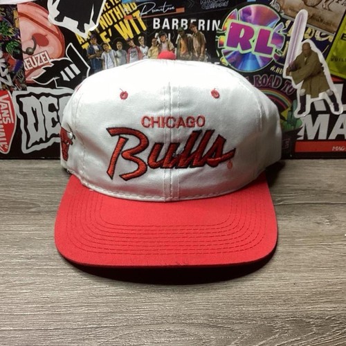 Vintage 90s Chicago Bulls Sports Specialties Double Script SnapBack ...