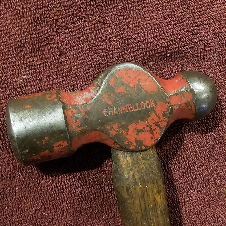 Vintage 24oz Channellock Ball Peen Hammer with Cut Down Handle | eBay