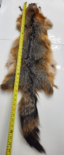 Full Skin " Gray Fox " Natural " Fur Select Fly Tying Wings & Tails | eBay