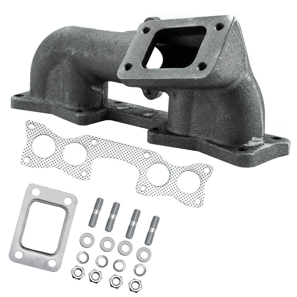 Cast T3 t3/ t4 Top Mount Turbo Manifold Fits 89 90 Nissan 240sx KA24E ...