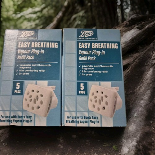 2 x Boots Easy Breathing Vapour Plug-in 5 Refill Pads total of 10 | eBay