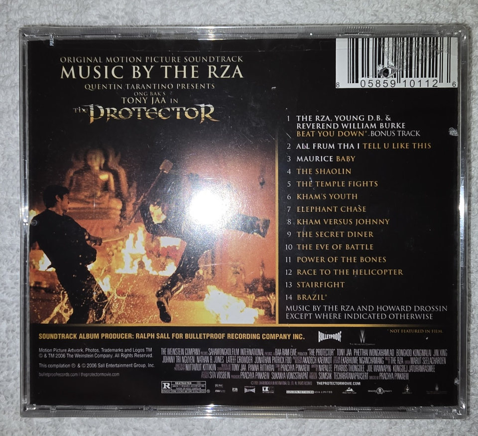 Motion Picture Soundtrack Protector CD Music by RZA Quentin Tarantino ...