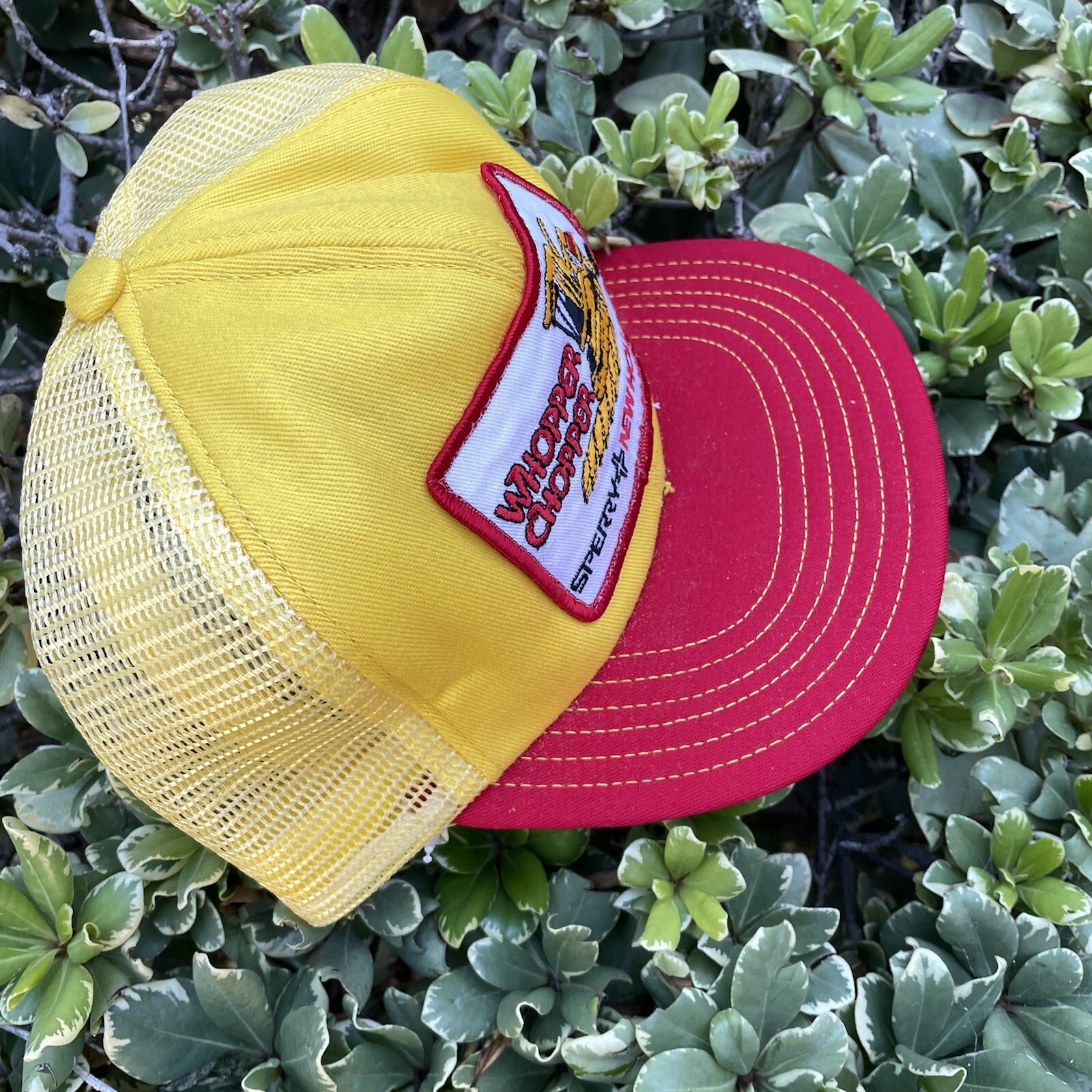 Vintage Whopper Chopper Farm Patch Trucker Hat Snapba… - Gem