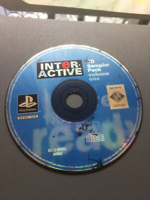 Interactive CD Sampler Pack Volume One Sony PlayStation 1 PS1 SCUS ...