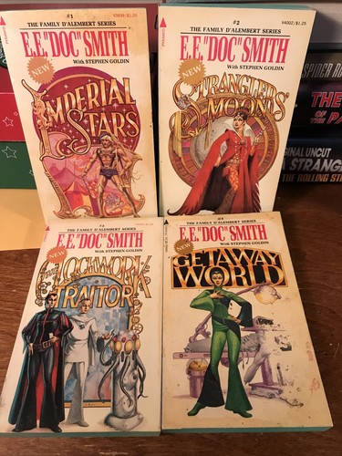 E.E. Doc Smith Family D’Alembert Series Vintage Science Fiction 4 PB ...
