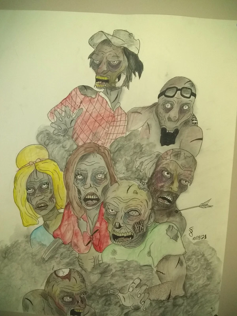 Awesome Drawings Of Zombies