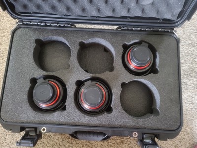 Rokinon XEEN Canon Full Frame Pro EF-Mount Cine Lens Kit Set + Case 35 ...