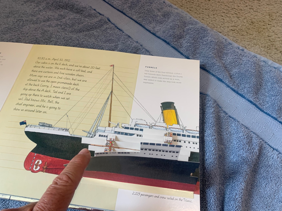 Titanic The Ship Of Dreams Scholastic Pop Up Hardcover Book Coffee ...