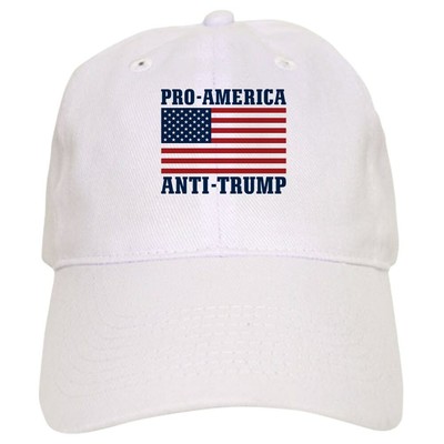 CafePress Pro America Anti Trump 100% Cotton Cap (1743728815) | eBay