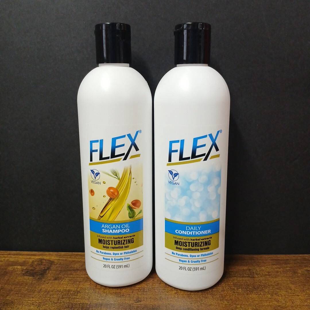 Lot of Flex Daily Volumizing Vegan Herbal Extract Shampoo & Conditioner ...
