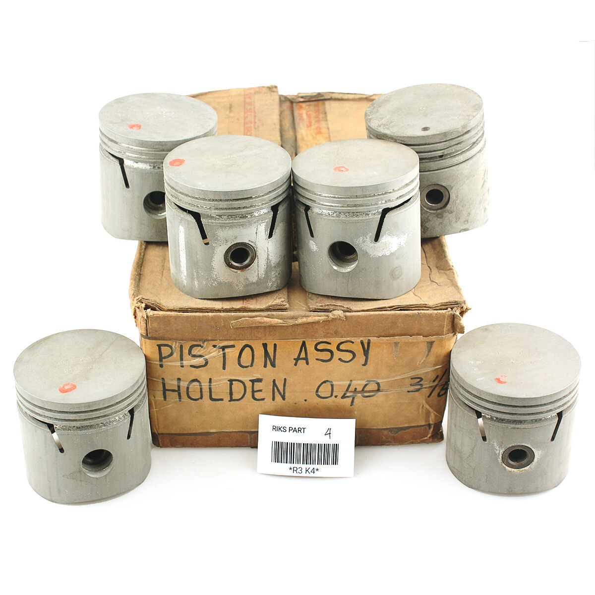 Holden Piston Assy Set Oversize 0.40 3 1/6 6 Cylinders NOS | eBay