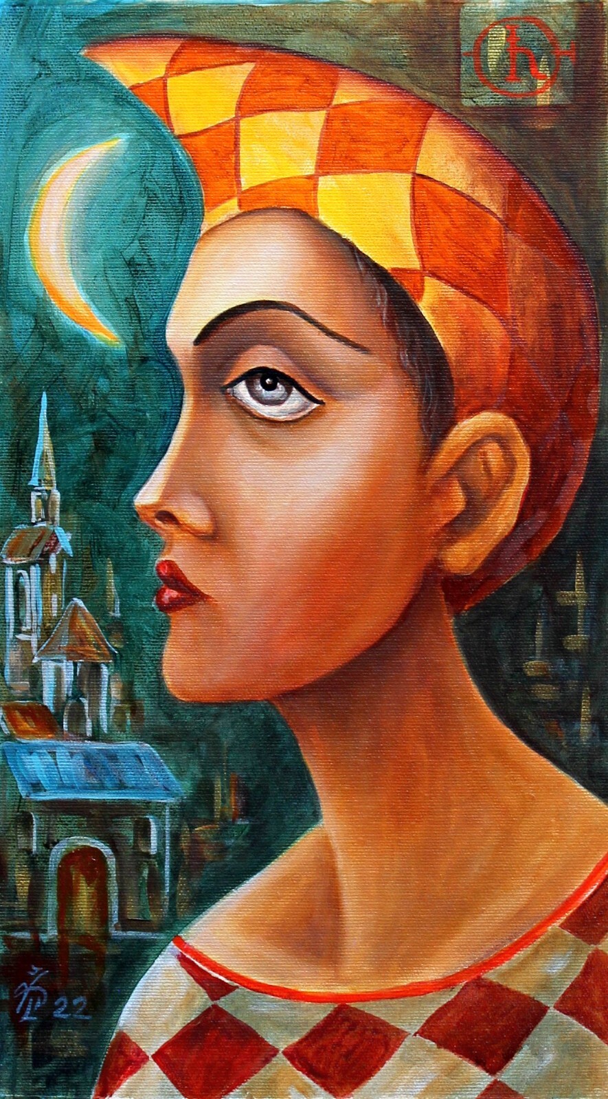 Painting ORIGINAL OIL canvas SUMBOLISM CONTEMPORARY ART BY Pronkin 23 ...