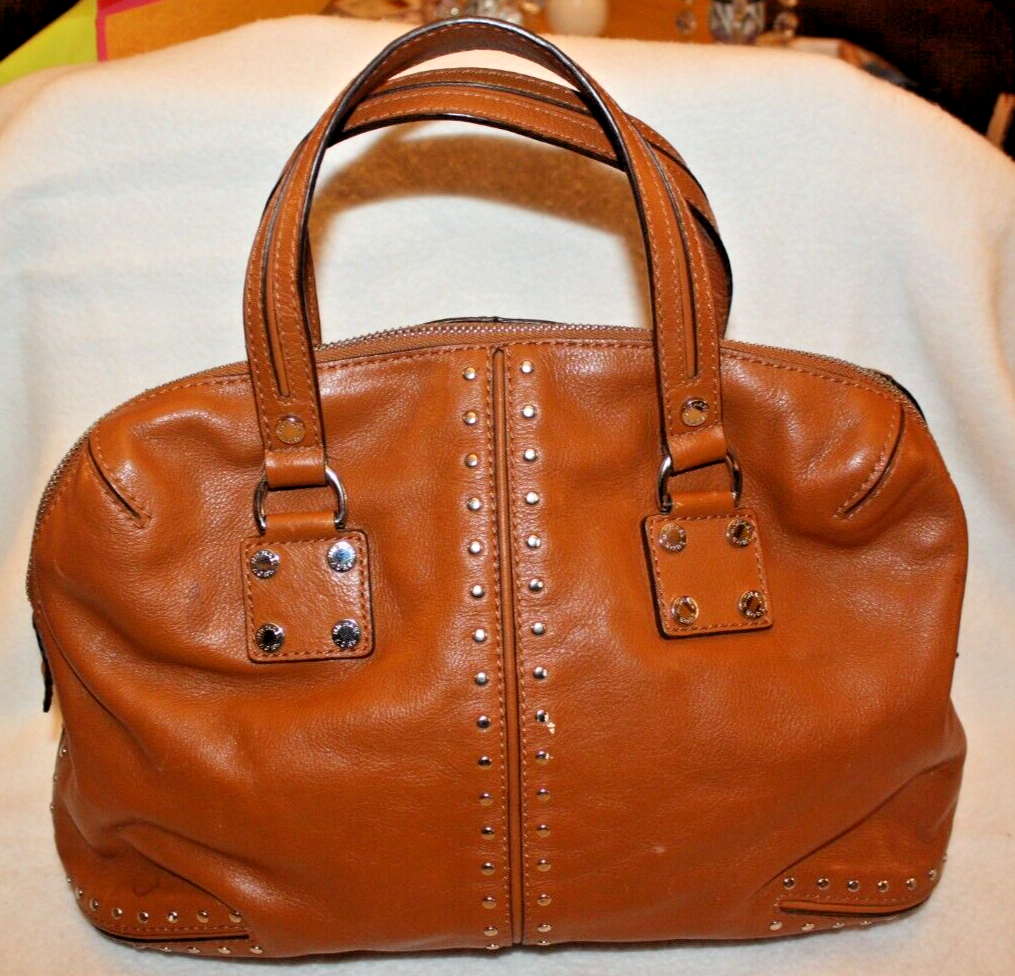 Purse Handbag - Michael Kors - Camel Colored Studded | eBay