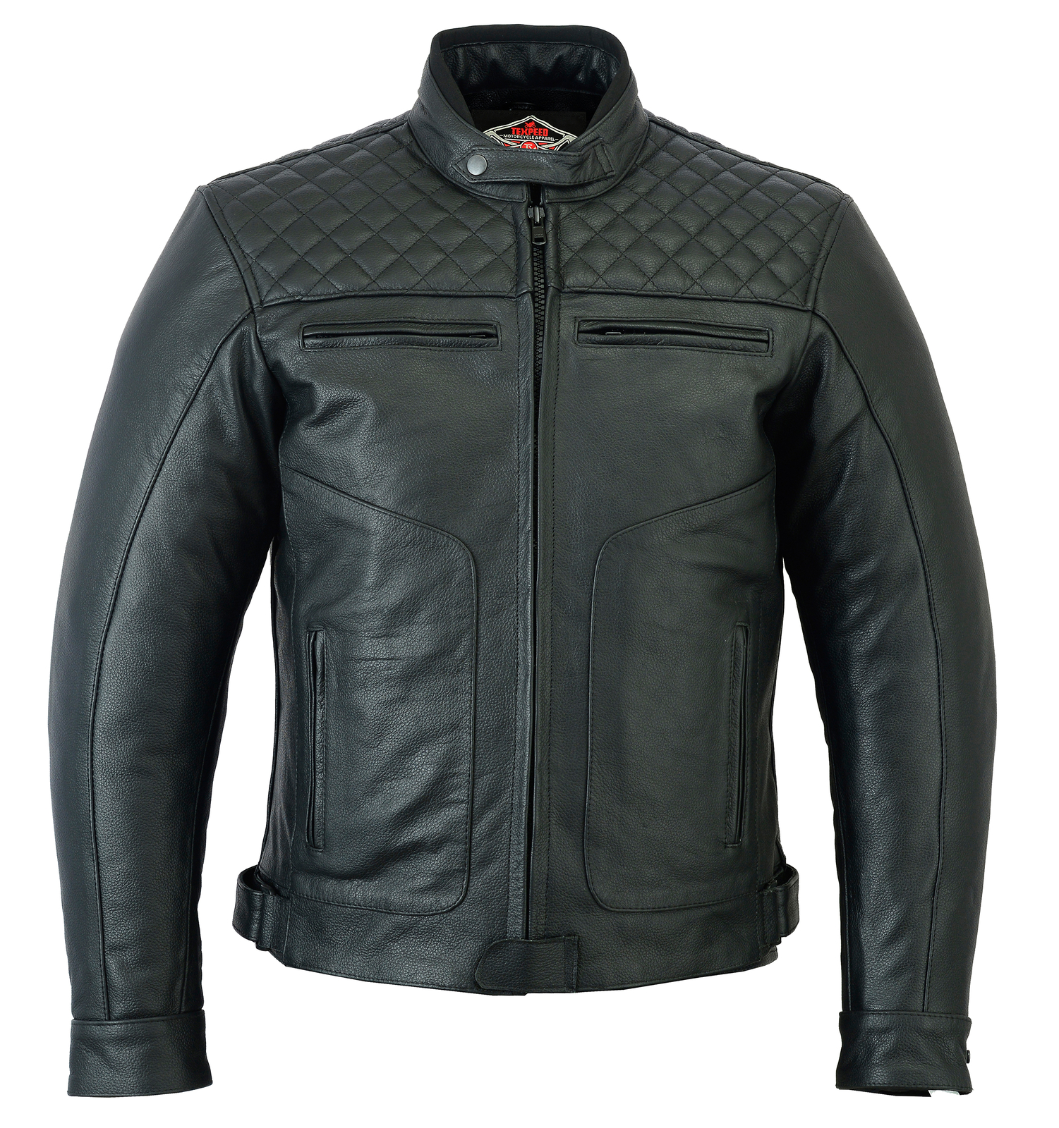 Leather Motorbike Motorcycle Jacket Touring With Genuine CE Biker ...
