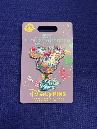 2024 Disney EPCOT Flower and Garden Festival Minnie Butterfly Dangle ...