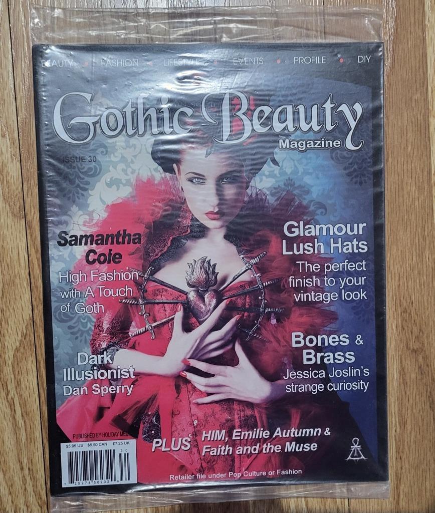 Gothic Beauty Magazine ISSUE 30 Samantha Cole Dan Sperry Lifestyle Goth ...
