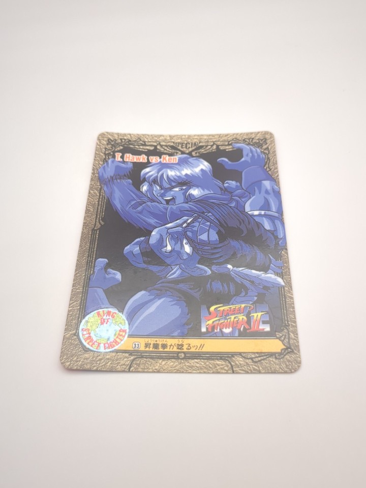 T. Hawk Ken #33 Street Fighter II Card Carddass 1994 CAPCOM Bandai TCG ...