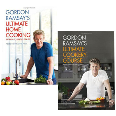 Gordon Ramsay's Collection 2 Books Set Ultimate Home Cooking,Cookery ...