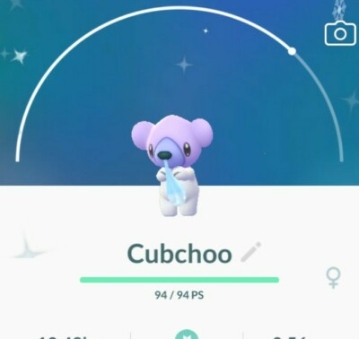 Pokemon go 💥💥shiny Cubchoo💥💥 !! | eBay