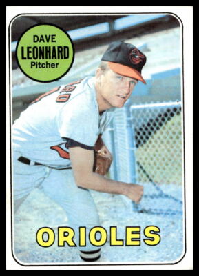 1969 Topps #228 Dave Leonhard Baltimore Orioles NR-MINT | eBay