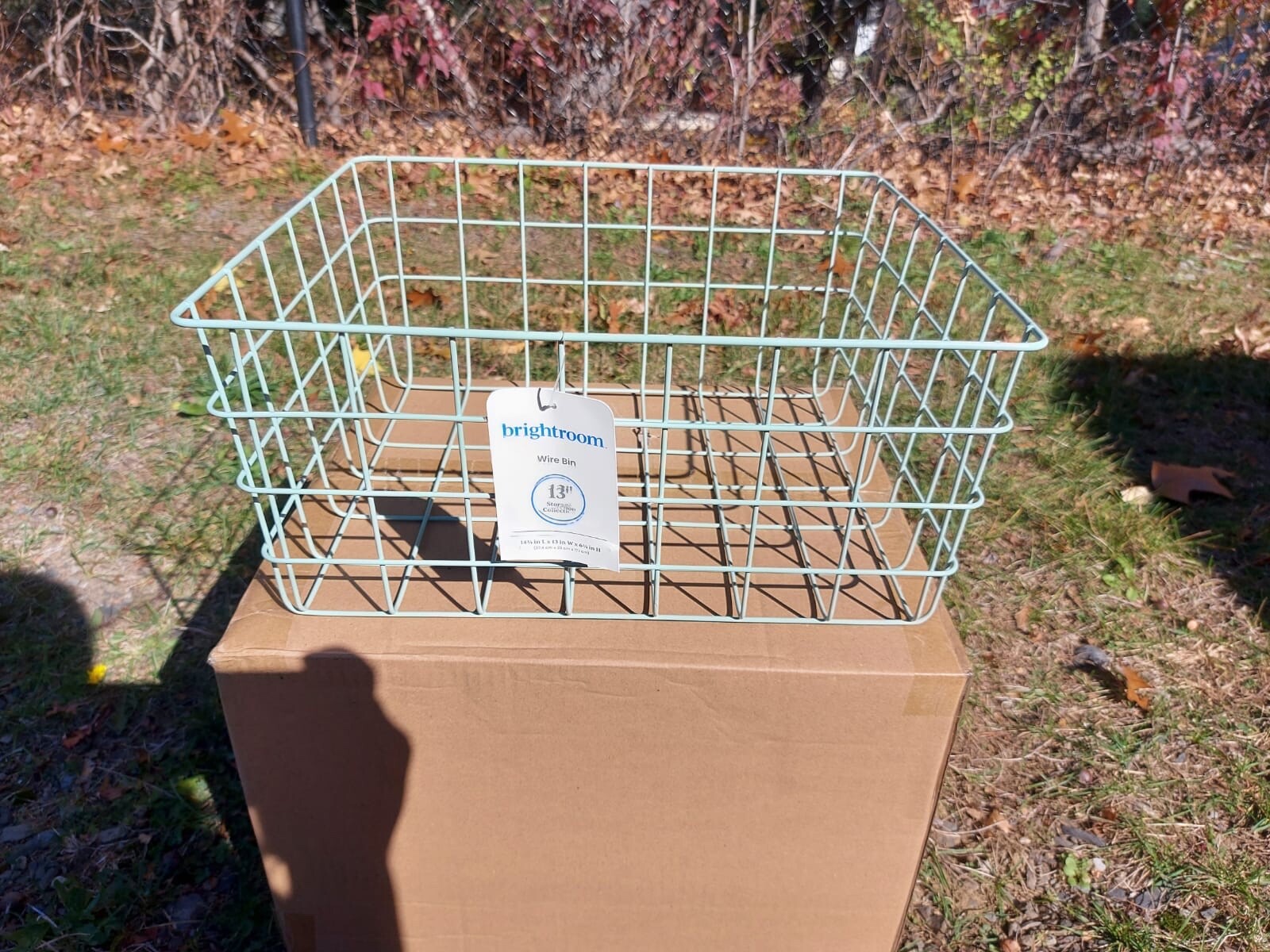 Brightroom Wire Bins Baskets 13" Storage Collection New NWT | eBay