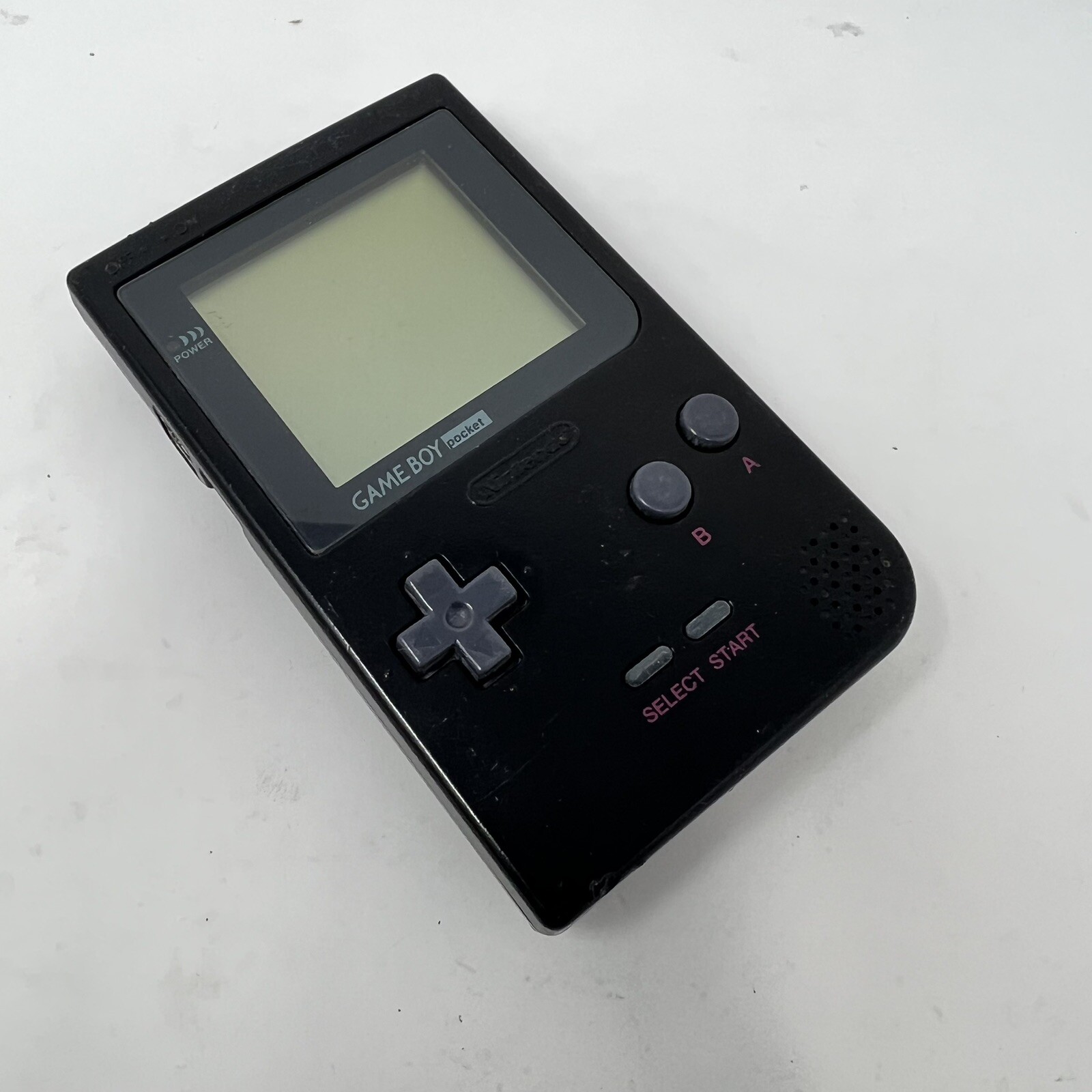 Nintendo Game Boy Pocket Black Handheld System W/ Kirbys Star Stacker ...