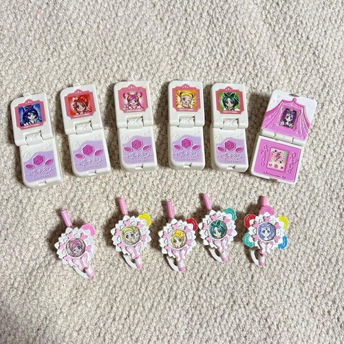 Pretty Cure GoGo Five Bath Toy Set Cure Dream Cure Rouge Lemonade Mint ...