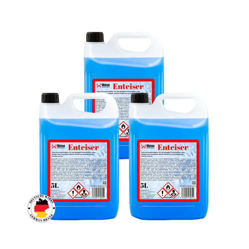 15L Scheibenenteiser - Enteiserspray Scheiben Enteiser Auto 3 x 5 L ...