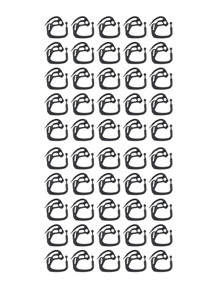 High Quality Hooks Shade Clips Plastic Removable Wire Mesh Fixing 50PCS ...