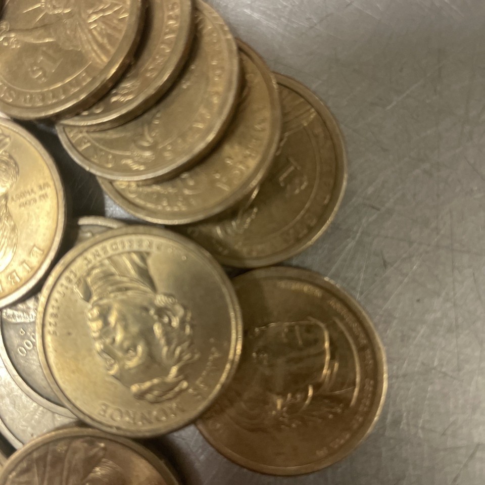 Lot Of 20 Random Presidential One $1 Dollar U.S Coins Mixed Lots US ...