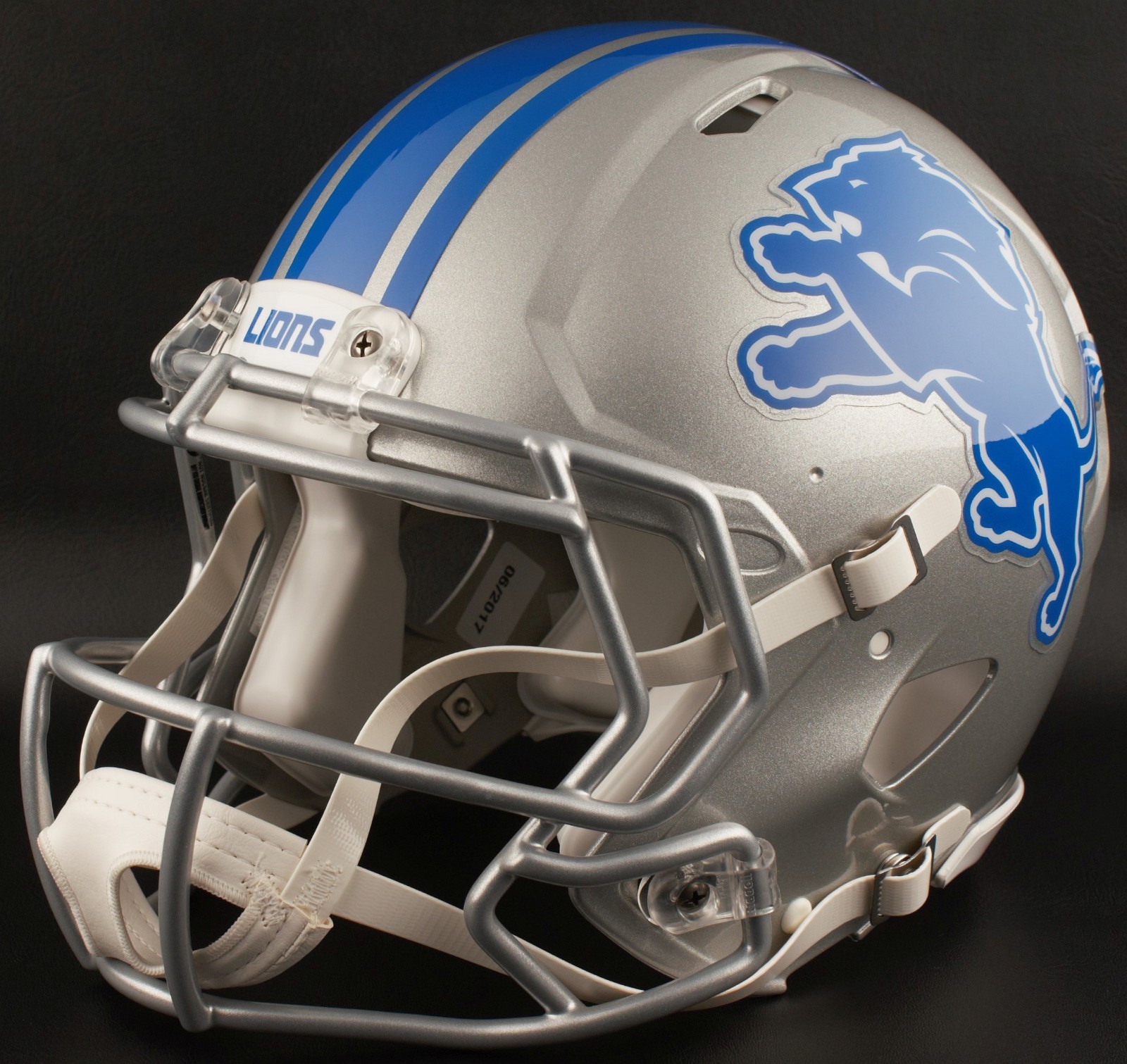 DETROIT LIONS NFL Authentic GAMEDAY Football Helmet w/CU-S2BD-SW ...