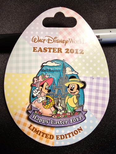 Disney World Happy Easter 2012 Pin - Mickey and Minnie - Limited Edition of 1500 | eBay