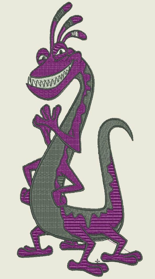 Monsters, Inc. Embroidery Designs (59) - CD/USB/Floppy/PES Mem Card ...