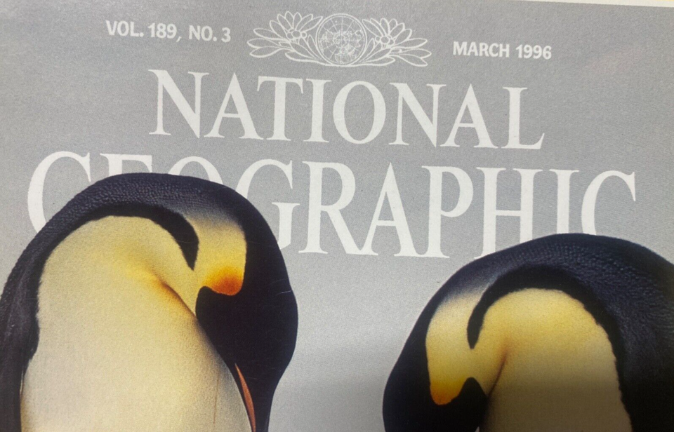 National Geographic March 1996 Emperors Of The Ice Vol.189 No.3 | eBay