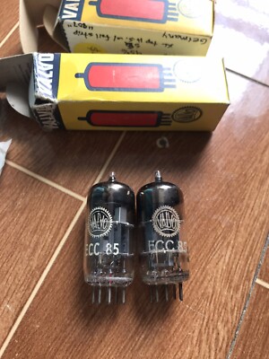 Valvo ECC85 D Foil getter Nos Testing, Matched Pair | eBay