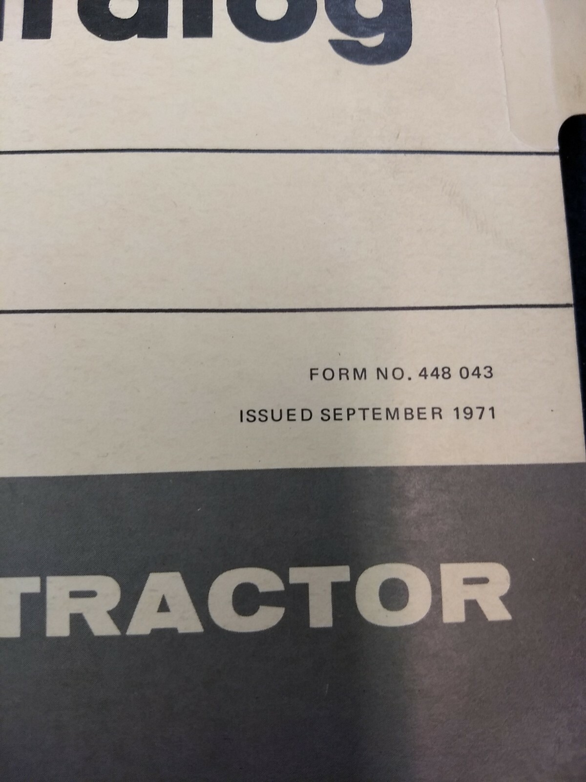 Oliver 1265 tractor parts book catalog manual d3 | eBay