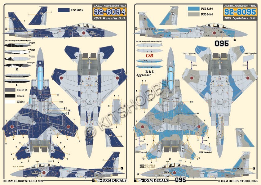 DXM decal 1/48 JASDF F-15J/DJ Aggressors Vol.1 Decal | eBay