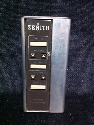 Vintage ZENITH Space Command Remote Control (Untested) 733219 124-28-01 ...