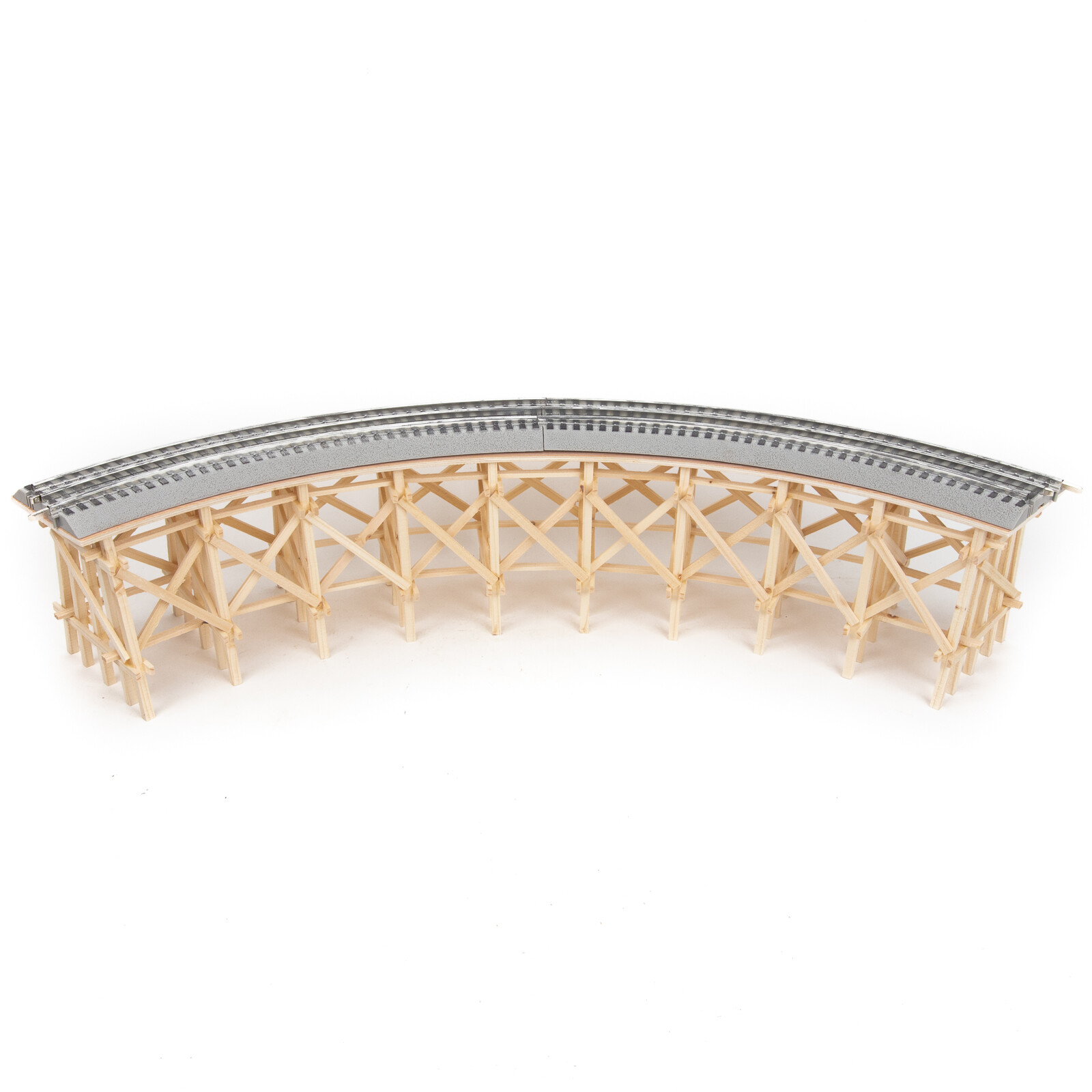 O Gauge Model Railroad Curved Train Trestle Bridge For Lionel O36 ...