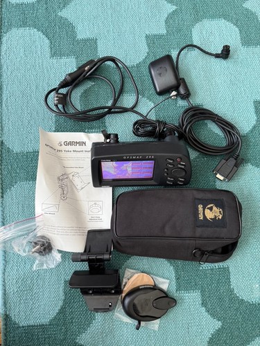 Garmin GPSMAP 295 Aviation with Power Cord, Carrying Case Bundle in ...