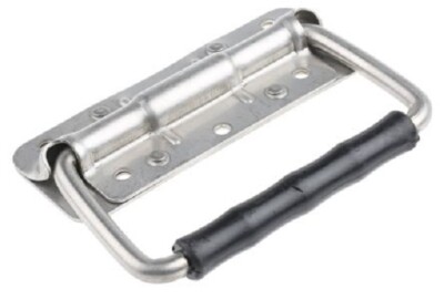 RS Pro SPRING-LOADED CARRY HANDLES 46x125mm 2Pcs 40kg Fold Down ...