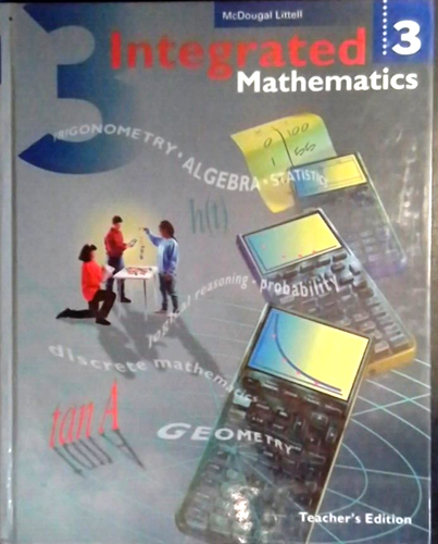 Integrated Mathematics 3 Teacher s Edition 395644496 | eBay