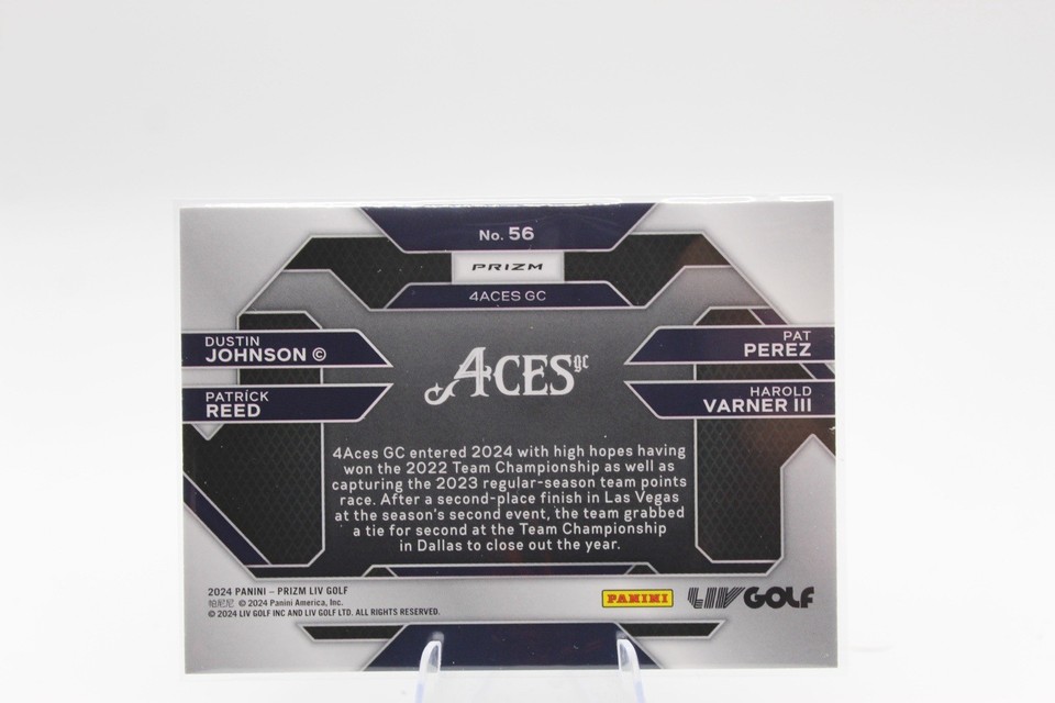 Ace GC 2024 Panini Prizm LIV Golf Quad Aces GC Team Card Silver Prizm ...