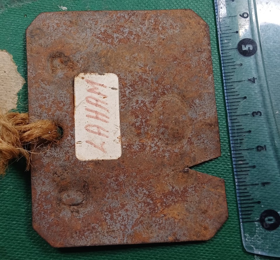 VERY RARE Malta Oven Tag used at Bakeries for heating Food Cospicua No ...