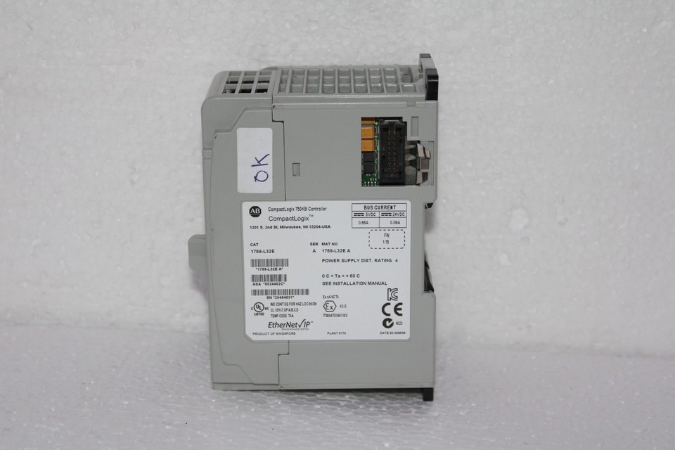 Allen Bradley 1769-L32E /A CompactLogix 750KB Controller | eBay