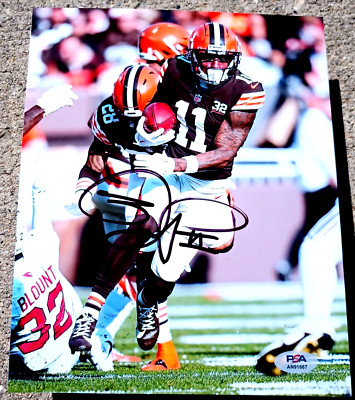 JAMES PROCHE Browns SIGNED 8X10 Photo PSA/DNA CLEVELAND | eBay