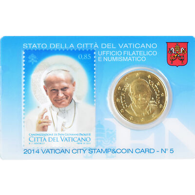 Vatican - Stamp Coin Card