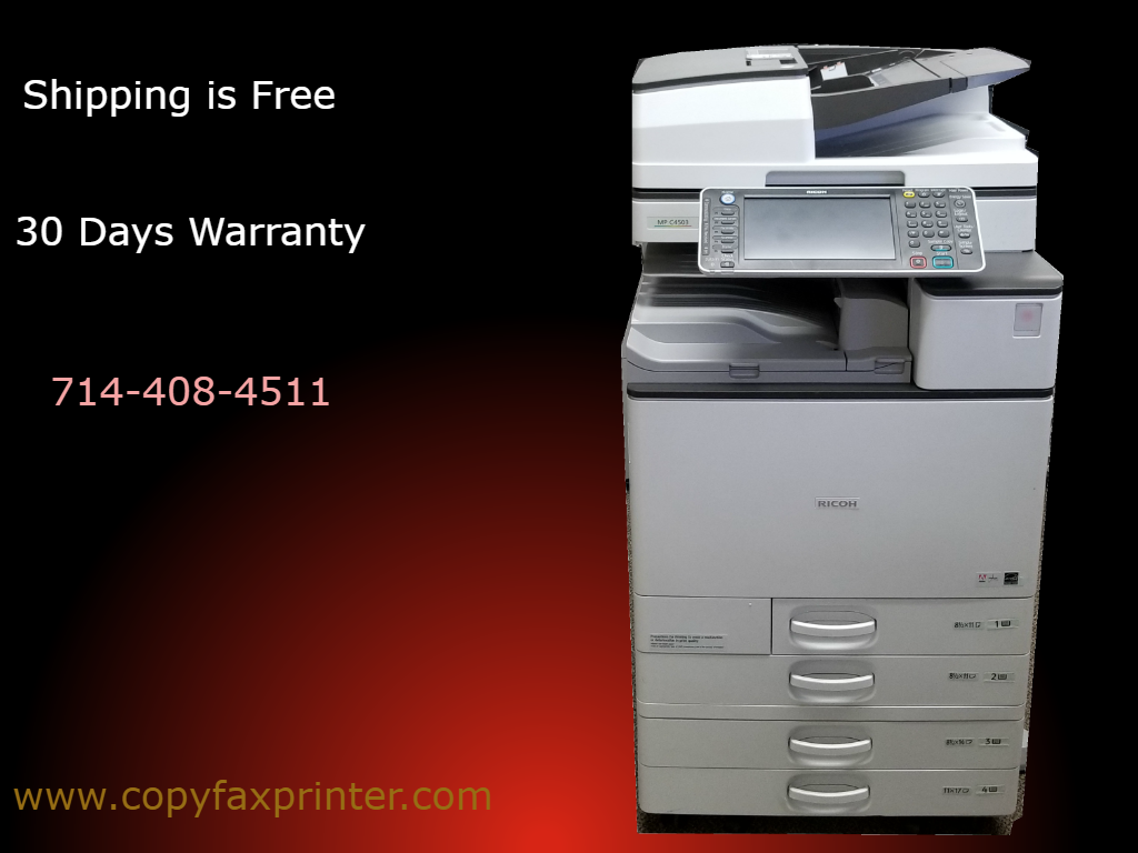 Ricoh MP C4503 Color Copier Printer Scanner Low Meter Reading! | eBay