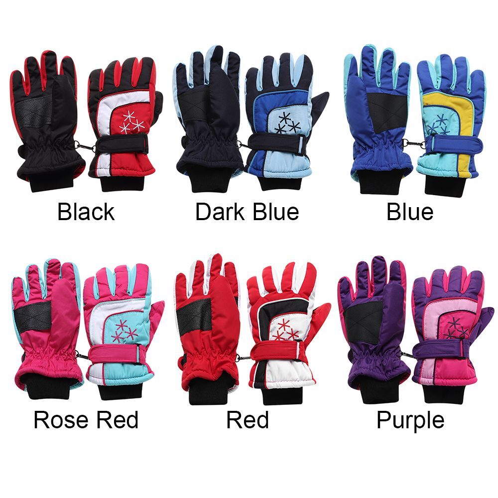 Full Finger Windproof Ski Mittens Skiing Accessories Skiing Gloves ...
